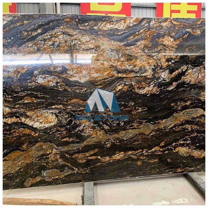 Black Fusion Granite Slab - China's leading stone supplier - MQ STONE