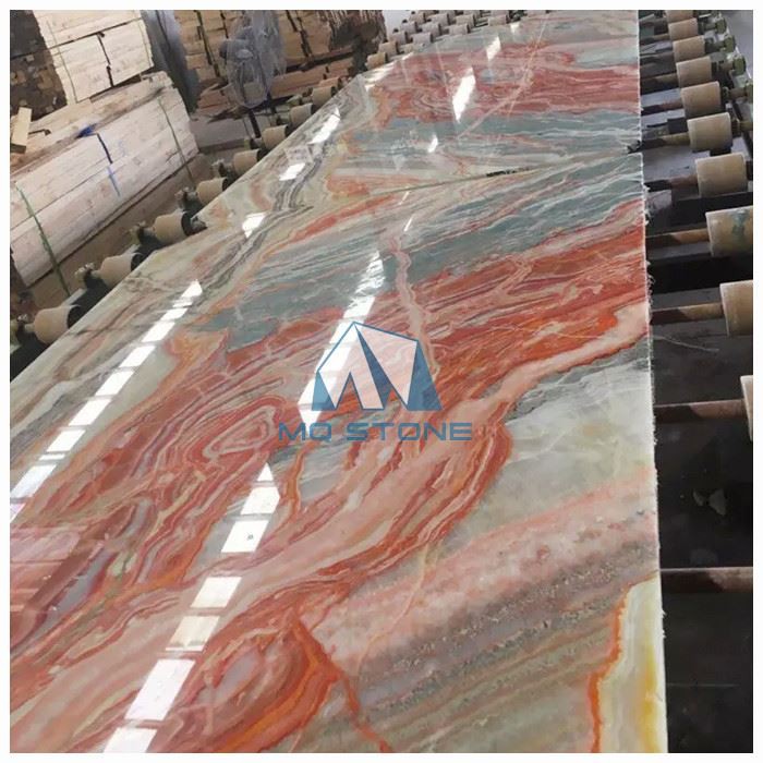 Rainbow Onyx Slab - China's leading stone supplier - MQ STONE