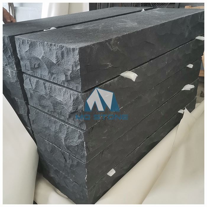 Black Basalt Park Stair Treads - China's leading stone supplier - MQ STONE