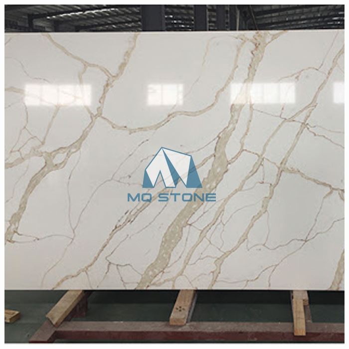 Calacatta Gold Quartz Slab - China's leading stone supplier - MQ STONE