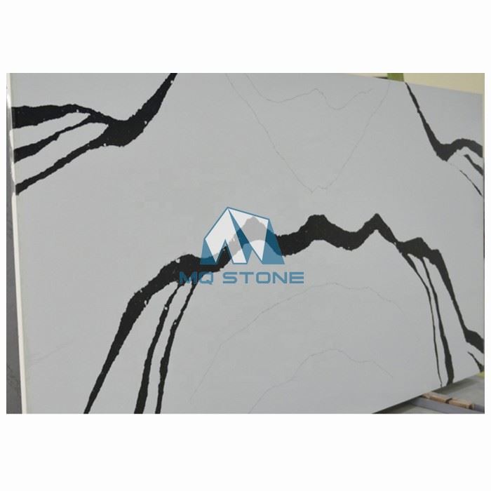 Nero Calacatta White Quartz Stone - China's leading stone supplier - MQ ...